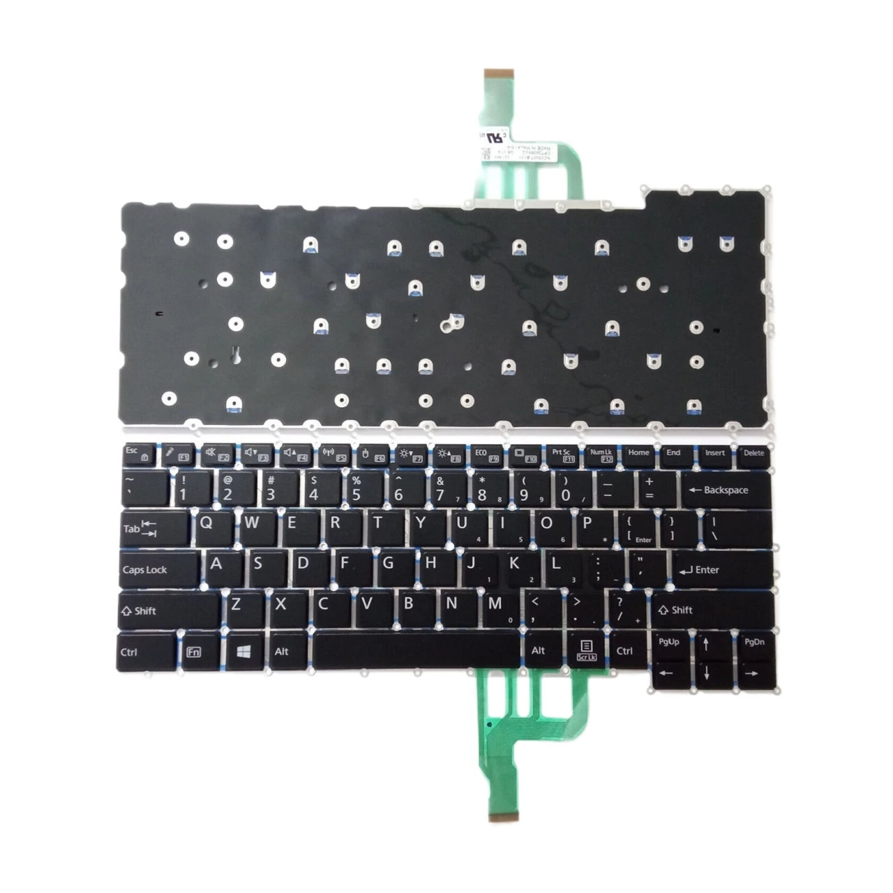 New-US-Laptop-Keyboard-For-Fujitsu-Siemens-Lifebook-U938-Notebook-PC ...