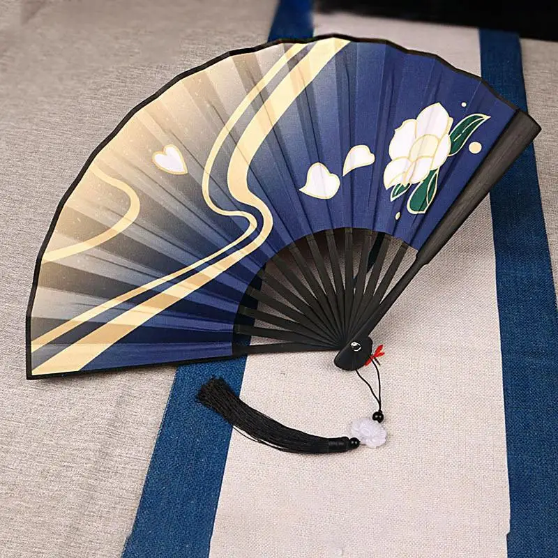 Foldable-Japanese-Fan-Handmade-Anime-Cooling-Fan-Silk-Fabric-Exquisite ...