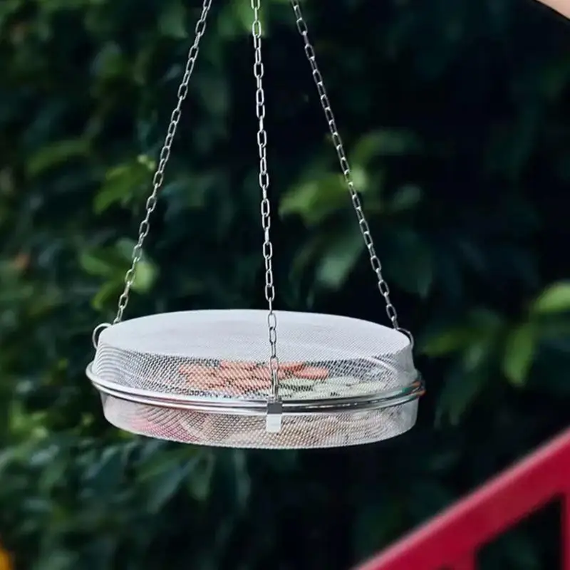 Food-Drying-Fish-Net-Stainless-Steel-Fly-Proof-Round-Hang-Mesh-Drying ...