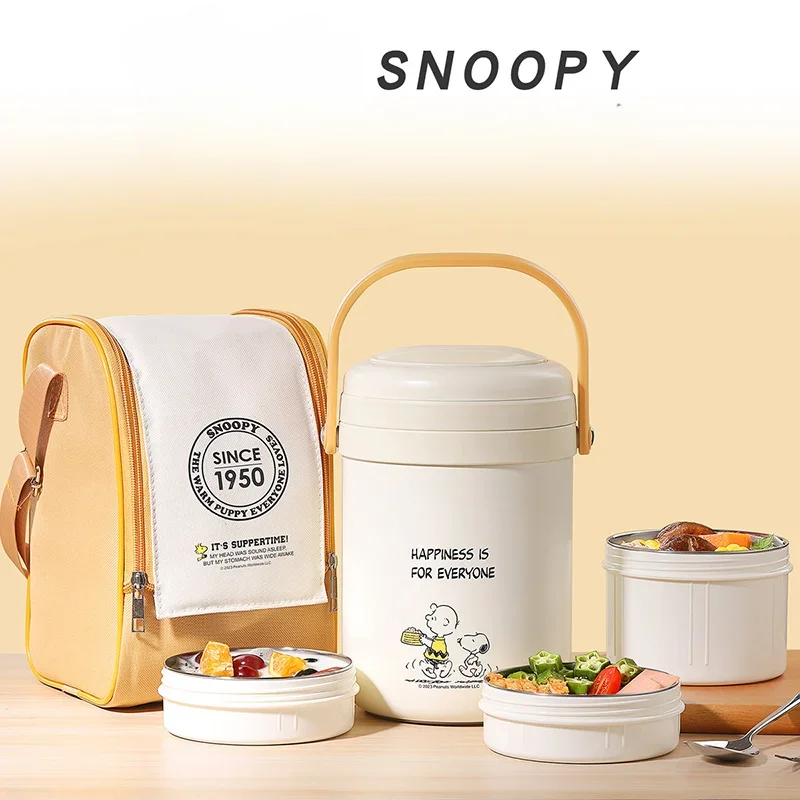 Snoopy-Insulated-Lunch-Box-for-Students-and-Office-Workers-To-Bring ...