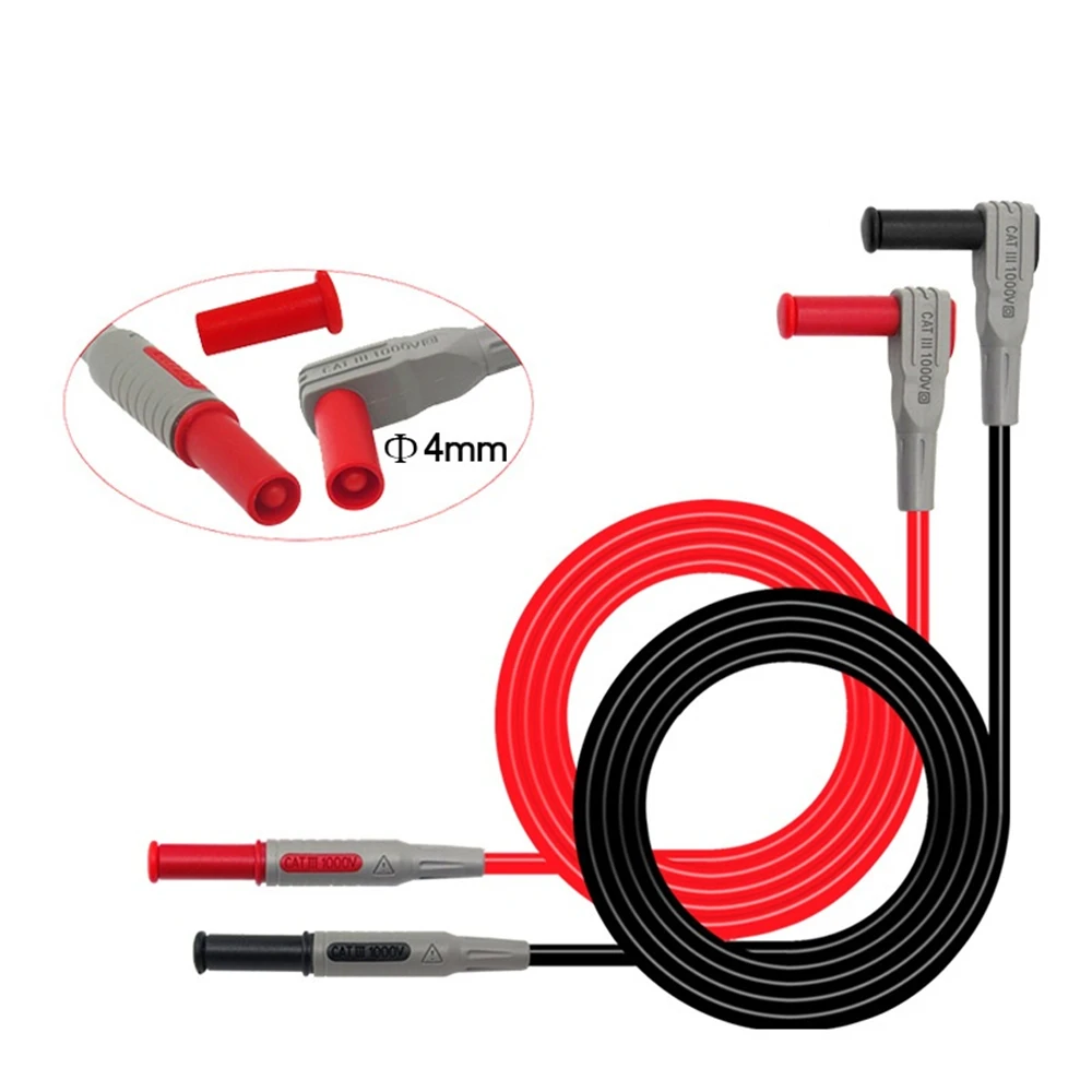 Cleqee P1032 P1033 Multimeter Test Cable Injection Molded 4mm Banana ...