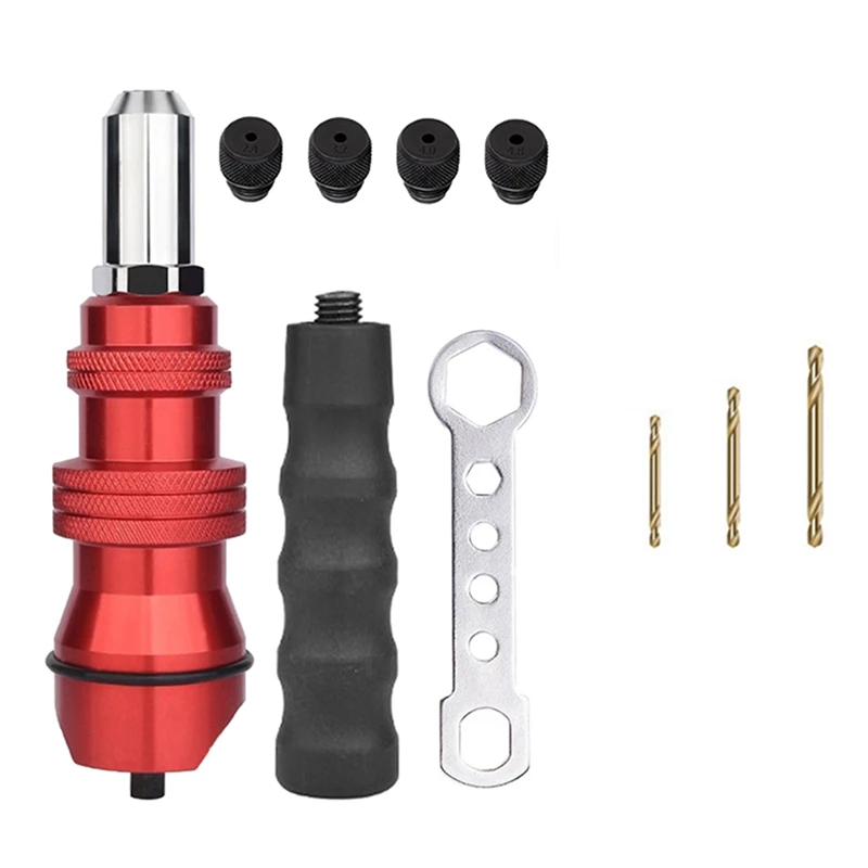 Electric Rivet Tools Adapter 2.4 4.8Mm Rivet Nut Tool Bit Adapter ...