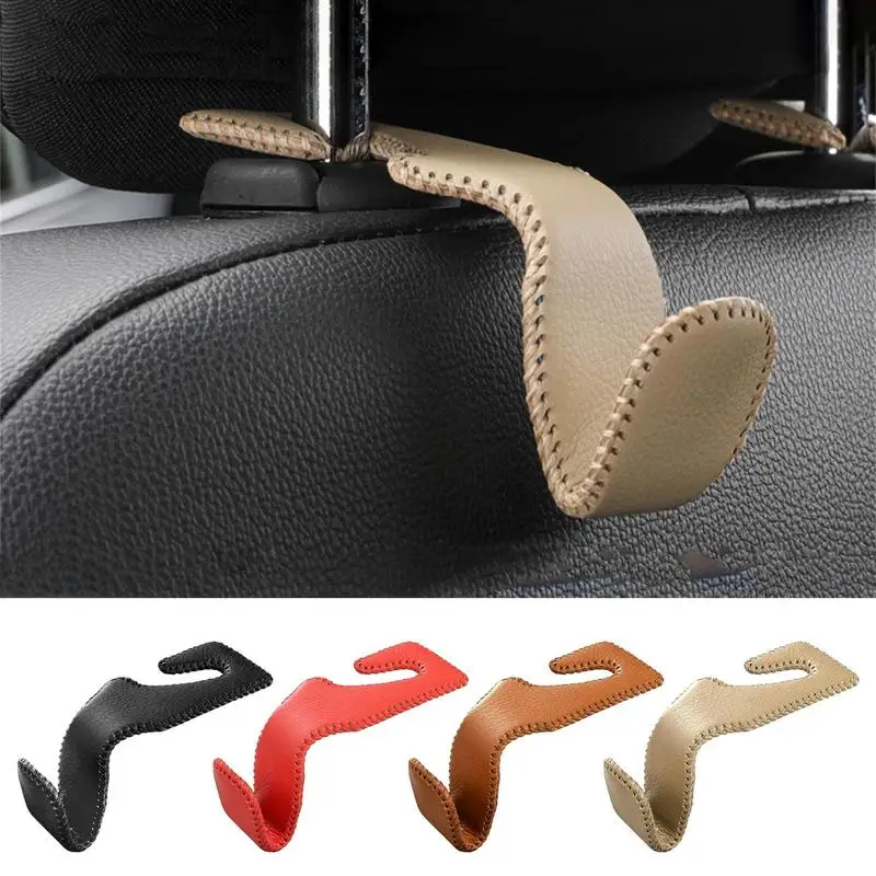 Car Headrest Hooks Rotateable Auto Interior Hanging Hooks Car Bag ...
