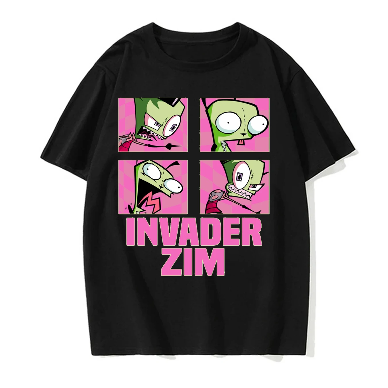 Kawaii-Invader-Zim-Print-Men-s-T-Shirt-New-Style-Round-Neck-Short ...
