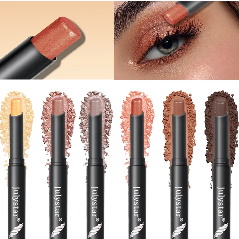 Shimmer-Matte-Eyeshadow-Stick-Brighten-Eyeshadow-Pencil-Crayon-Smudge ...