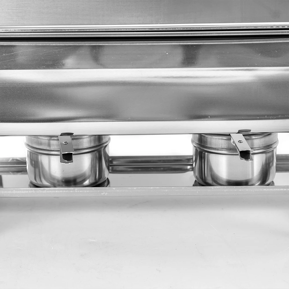 3 Grid Chafing Dish Food Warmer Stainless Steel Holding Container ...