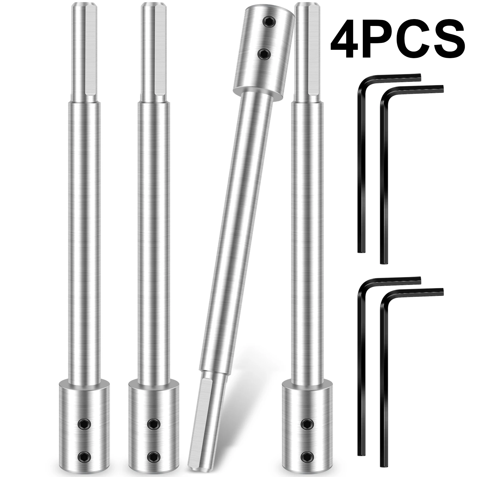 4Pcs-Extra-Long-Forstner-Bit-Extension-For-Adding-Over-6-11-16Inch-Hex ...
