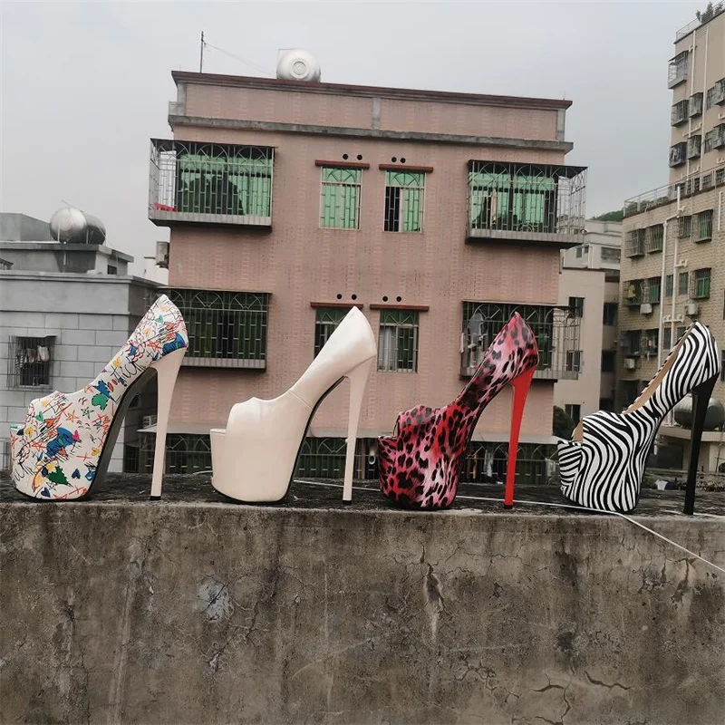 Spring Autumn Bridal Platforms Stilettos 22cm Thin Heels Ladies Shoes ...