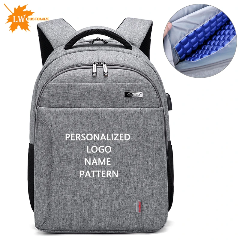 Men's Backpack Custom Logo Large-Capacity Travel Bag Multi-Function ...