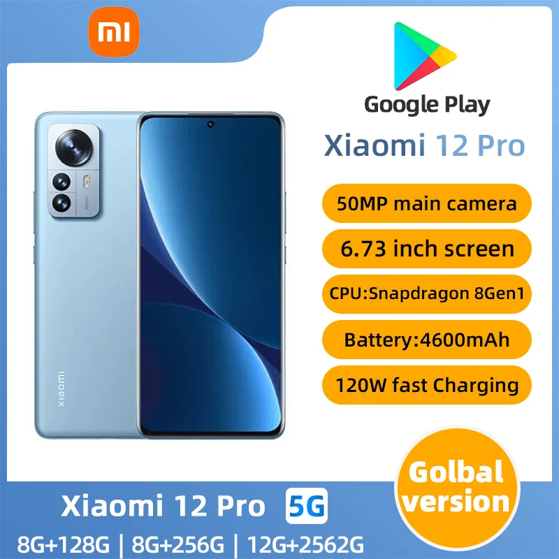 Xiaomi-12-Pro-Global-version-Mi-12Pro-Snapdragon-8-Gen-1-Android-phone ...