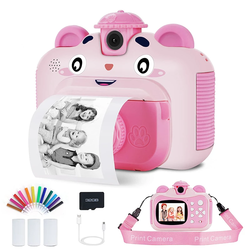 Instant Print Digital Camera Kids | Children's Instant Print Camera ...