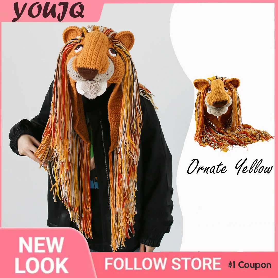Japanese Hand-knitted Harajuku Animal Women's Girls Knitting Ear ...