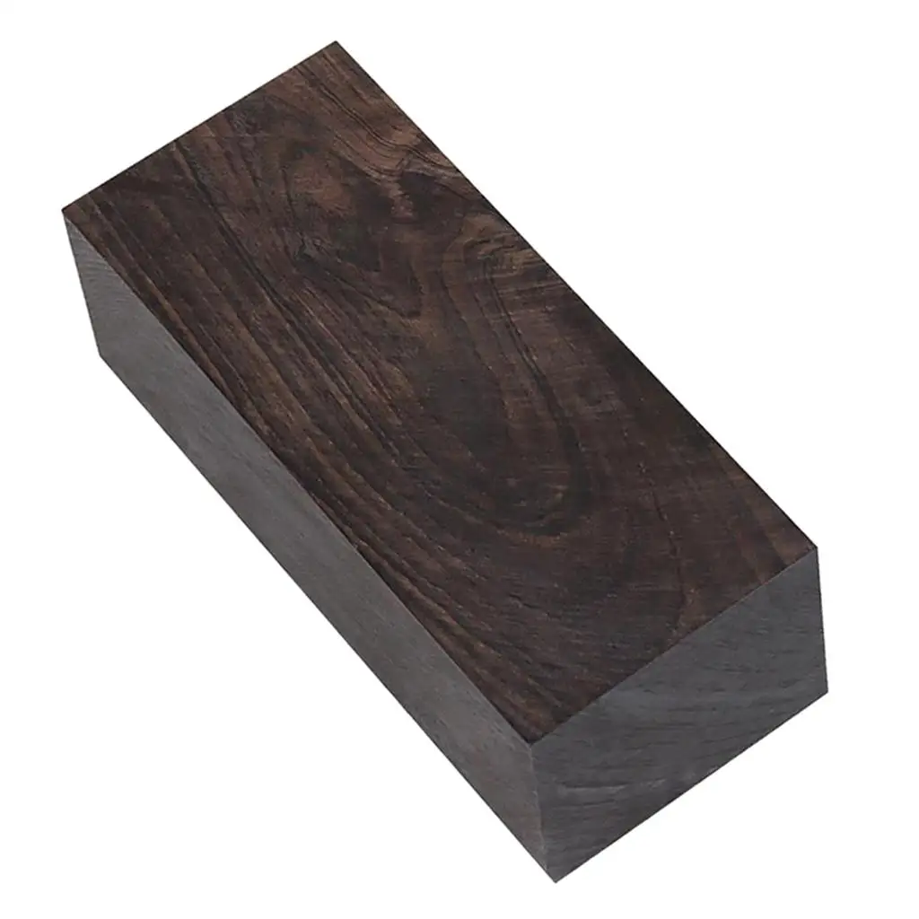 Ebony wood blanks knife handles wood 125 * 40 * 50mm craft hobby wood ...