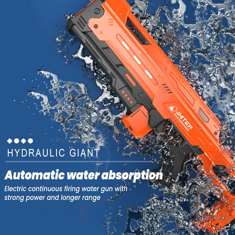 2024-Electric-Continuous-Fire-Water-Gun-Toy-Automatic-Water-Absorption ...