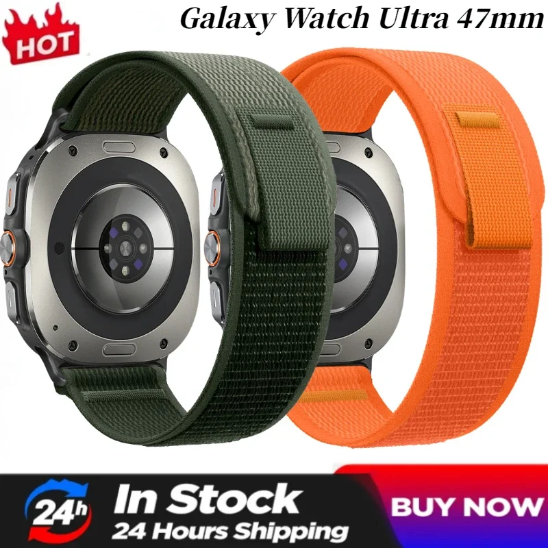 Trail Loop Nylon Strap For Samsung Galaxy Watch 8 Ultra 47mm Sport ...