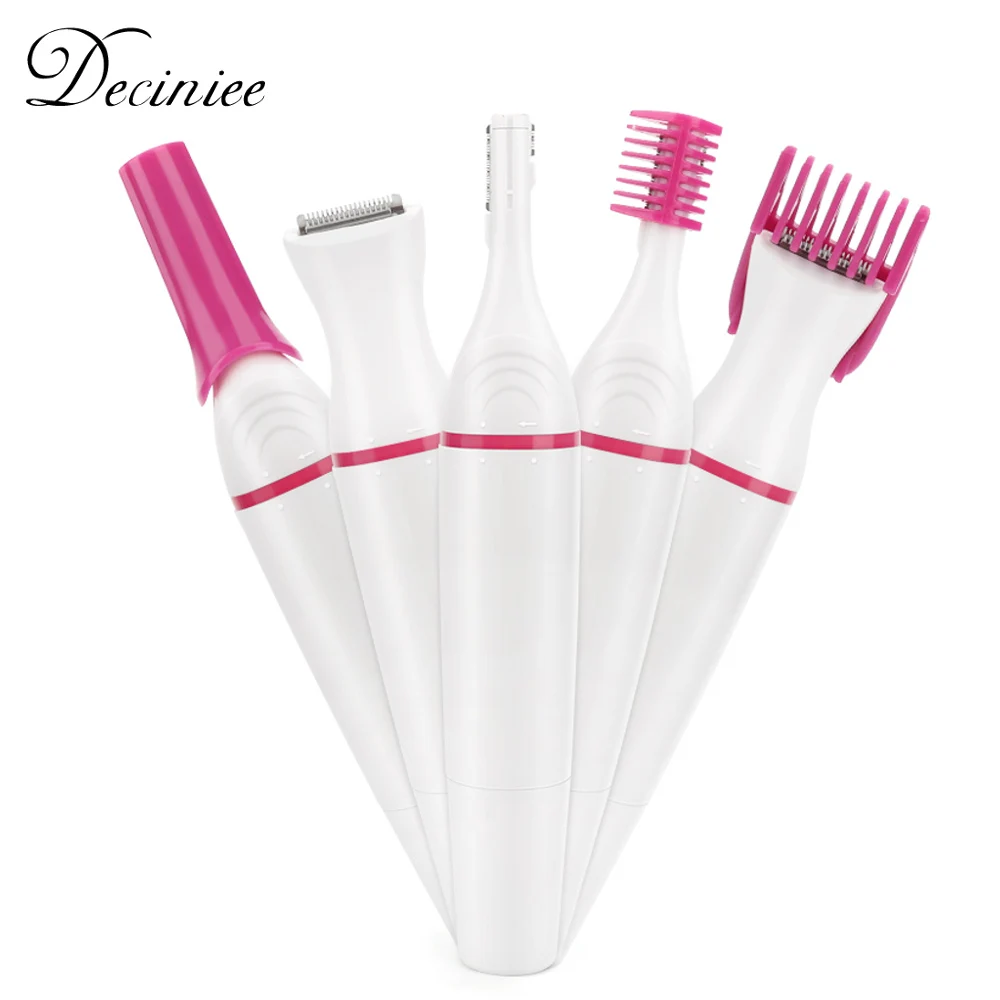 5 In 1 Women Epilator Body Hair Removal Shaver Female Electric Shaving ...