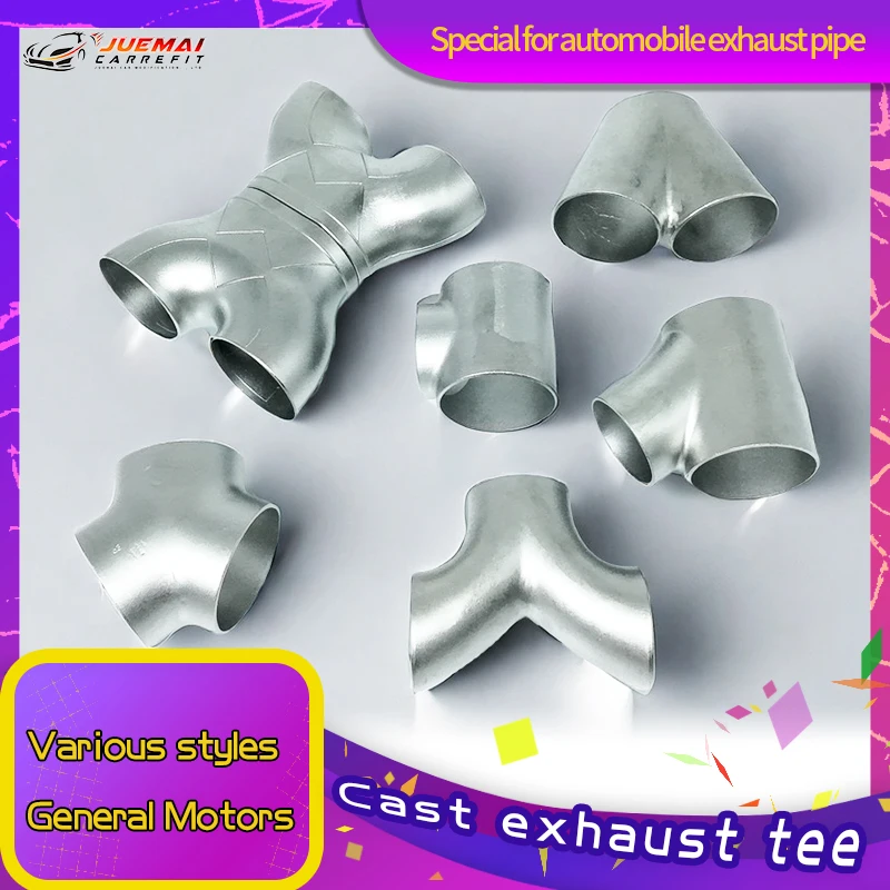 Auto Parts 304 Stainless Steel Y-type R-type Triangle Tee 51mm63mm76mm ...