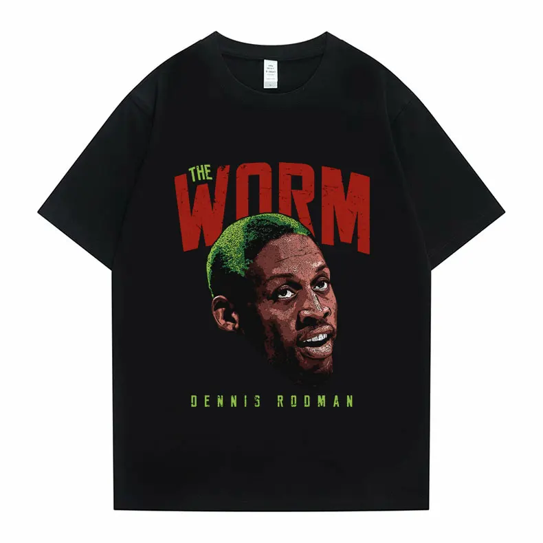 Homens-e-mulheres-The-Worm-Rick-Rodman-gr-fico-Tees-Hip-Hop-Tshirt ...