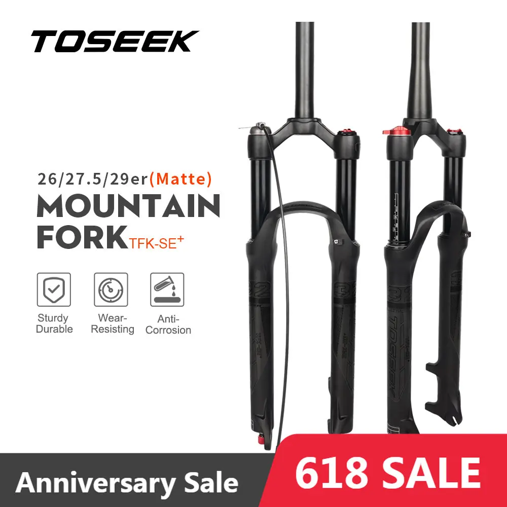 TOSEEK TFK SE Magnesium Alloy MTB Bicycle Fork 26/27.5/ 29er Inch ...