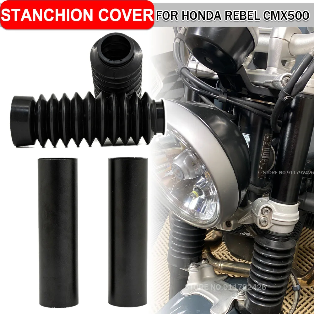 Motorcycle Front Fork Shock Absorber Boot Tube Slider Gaiters Stanchion ...