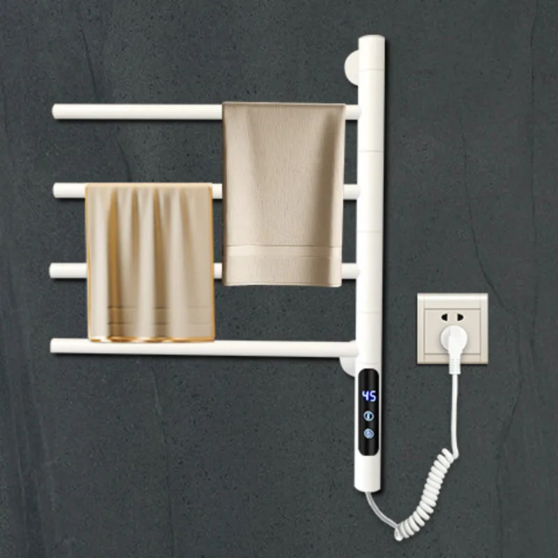 Stainless-Steel-Electric-Tweel-Rack-Bathroom-Rotary-Heating-Tweel ...