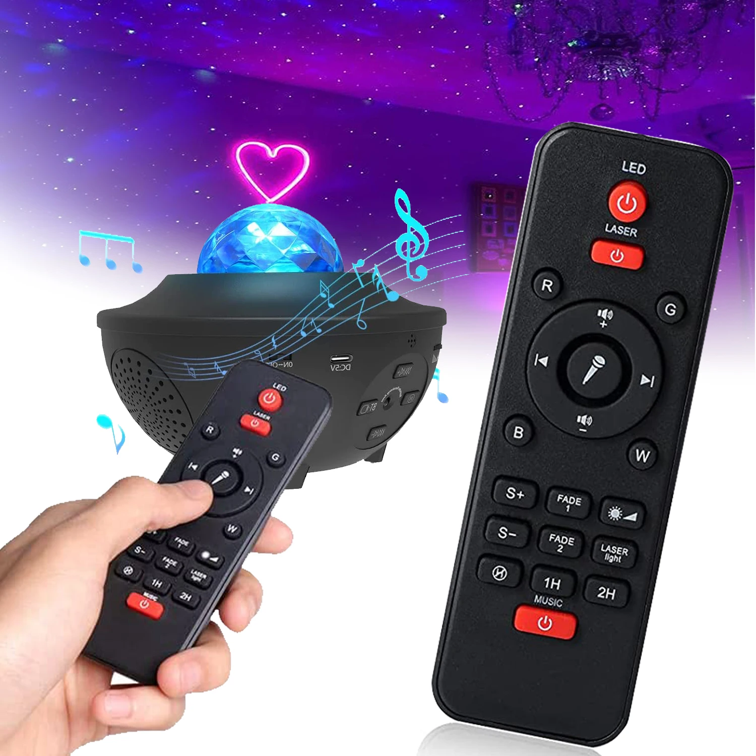 LED-Star-Projector-Night-Light-Galaxy-Starry-Night-Lamp-Remote-Control ...