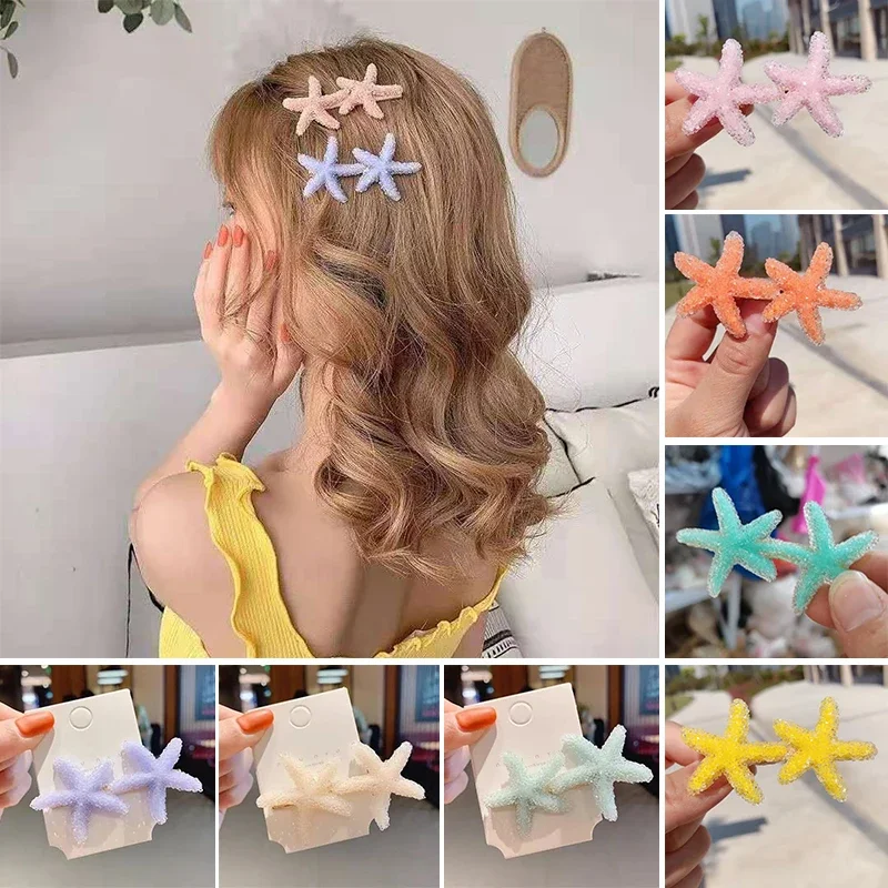 Pinzas-para-el-pelo-de-estrella-de-mar-para-mujer-y-ni-a-horquillas-con ...