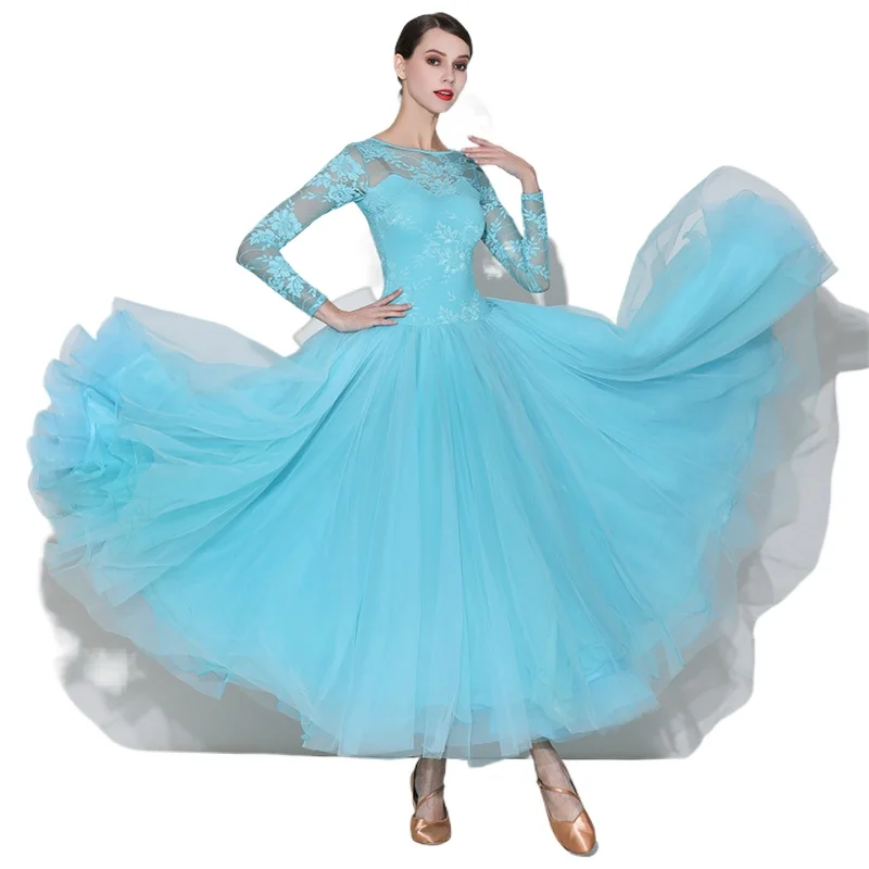 2024-Ballroom-Waltz-Dance-Dress-Modern-Dance-Competition-Dresses ...