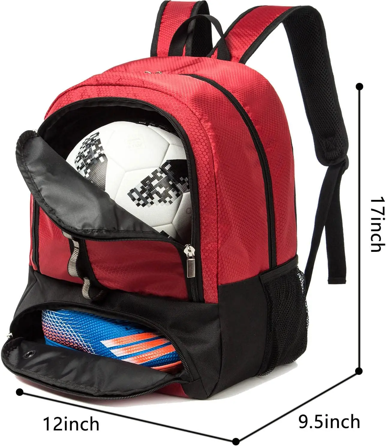 Youth Soccer Bag Outdoor Sport Backpack for Soccer, Basketball ...