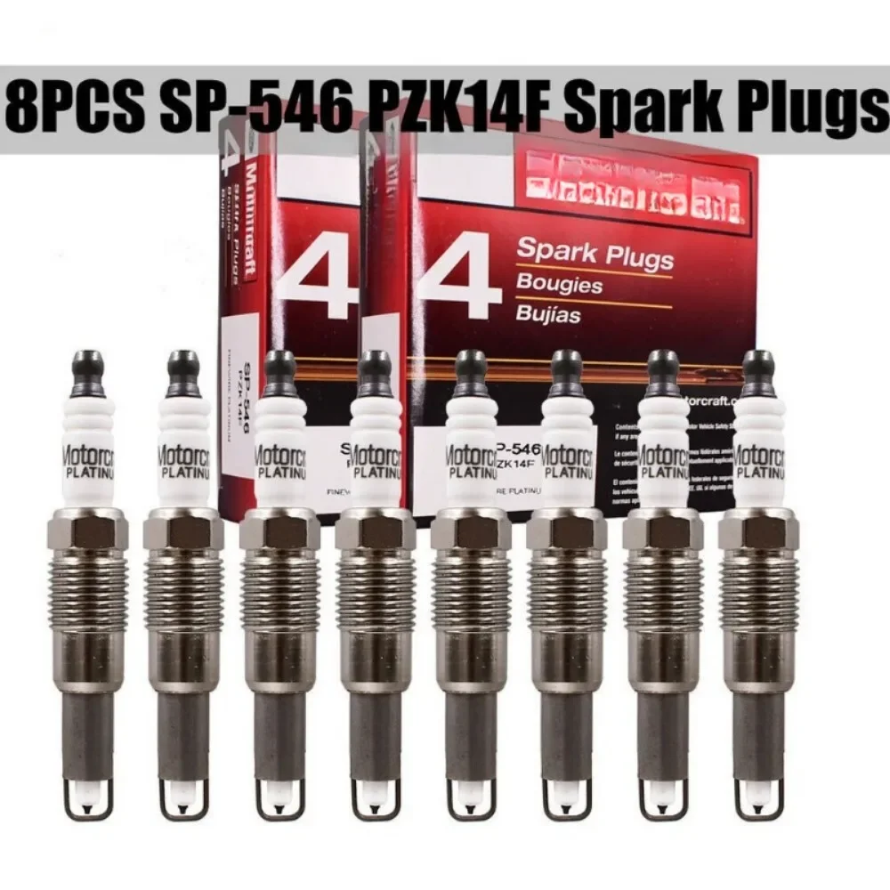 8Pcs-SP546-Spark-Plugs-PZK14F-Genuine-New-for-Ford-Motor-craft-F150 ...