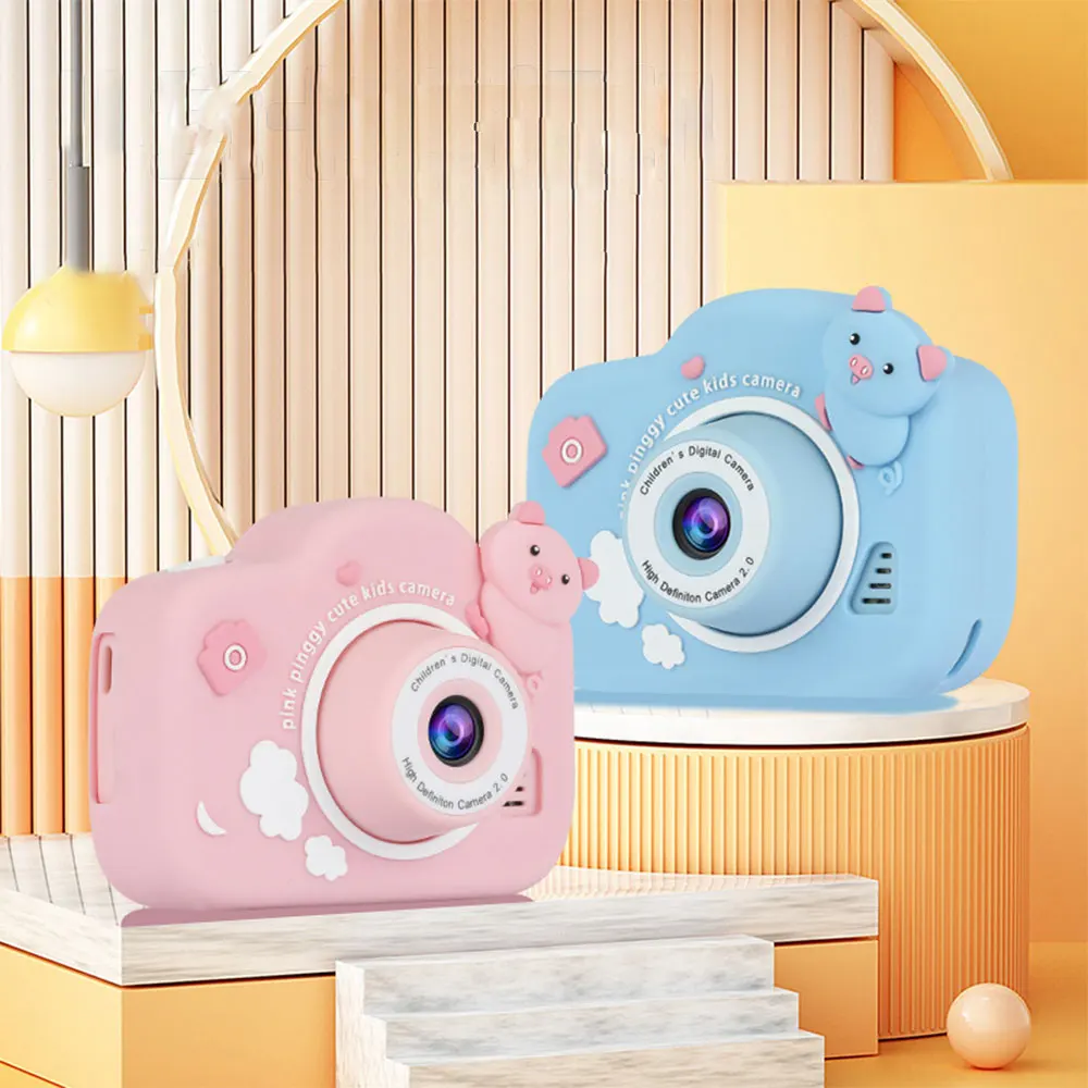 Mini-Children-s-Cartoon-Camera-Cute-Little-Pig-1080P-HD-Toddler-Digital ...
