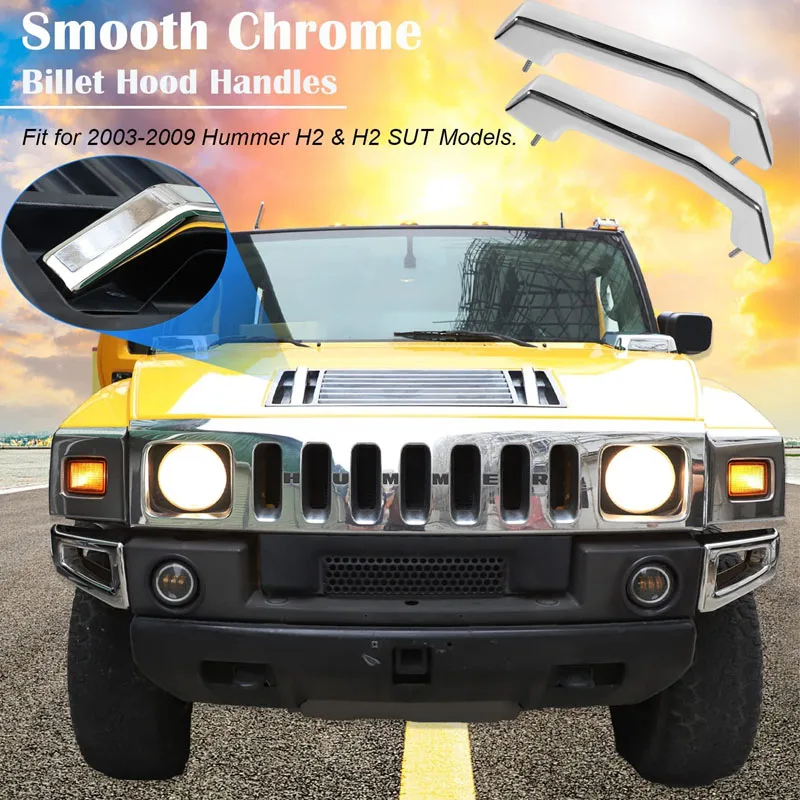 Hummer H2 Billet Chrome Decal