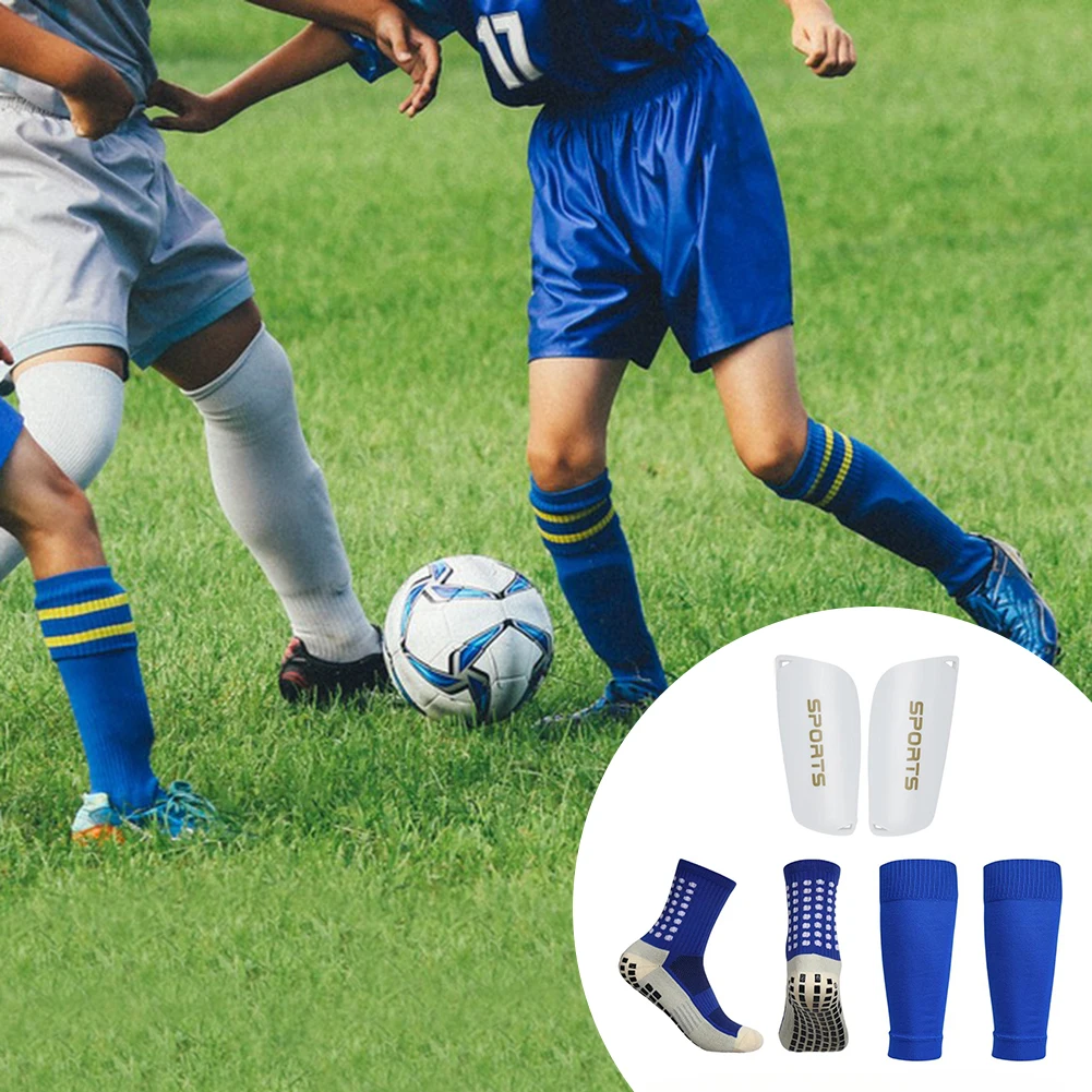 Soccers-Sports-Protector-3-Piece-Kit-Soft-Breathable-High-Elastic-Sock ...