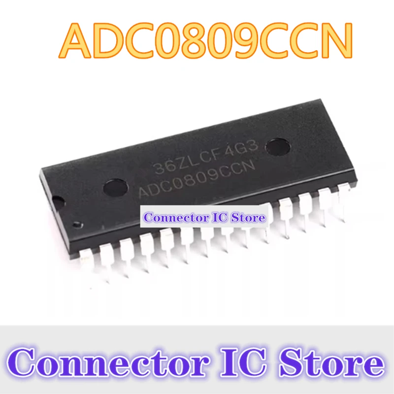 Original-ADC0809-ADC0809CCN-inline-DIP-28-8-bit-analog-to-digital-AD ...