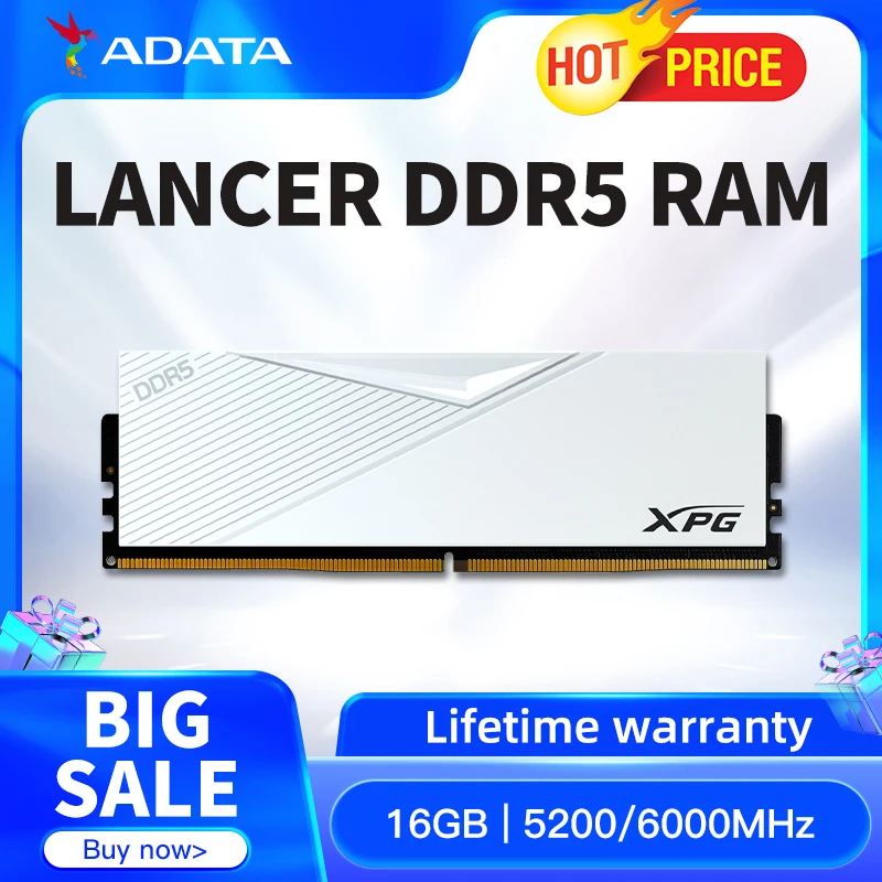 ADATA-XPG-LANCER-DDR5-DRAM-Module-16G-32G-5200MHZ-5600MHZ-6000Mhz ...