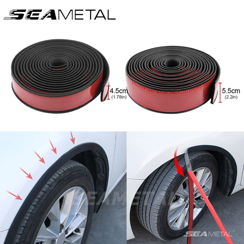 SEAMETAL-Widened-Car-Fender-Seal-Strip-Wheel-Arch-Wing-Anti-Scratch ...