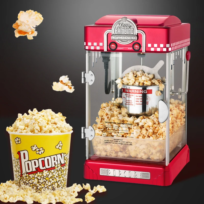Popcorn-Machine-Stall-Automatic-Electric-Heating-Spherical-Popcorn ...