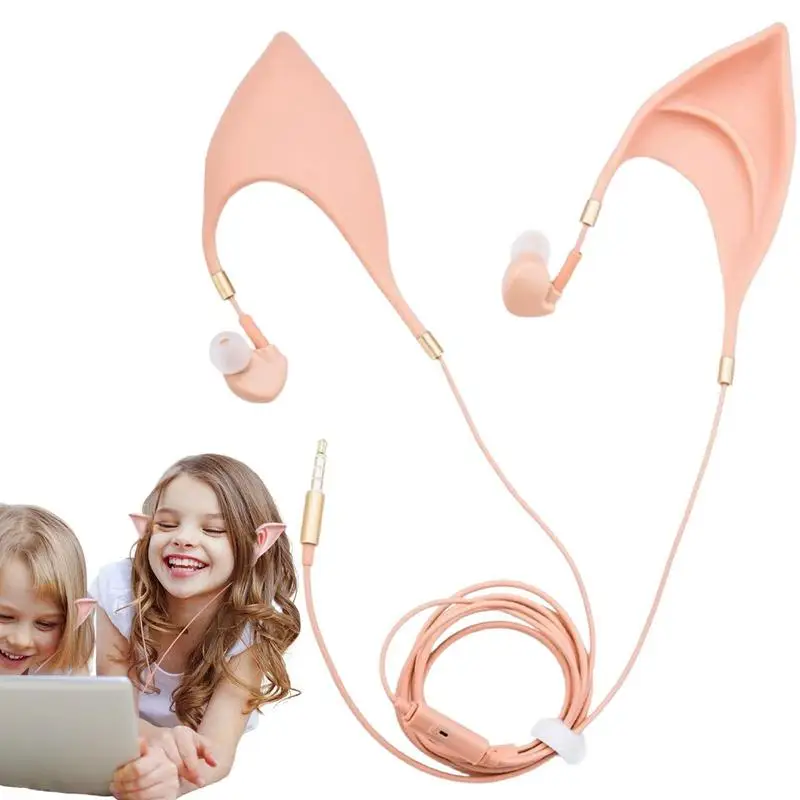 Elf-Orelha-Dos-Desenhos-Animados-In-Ear-Fones-De-Ouvido-Estilo-Elf-Bot-o-de-Controle.jpg