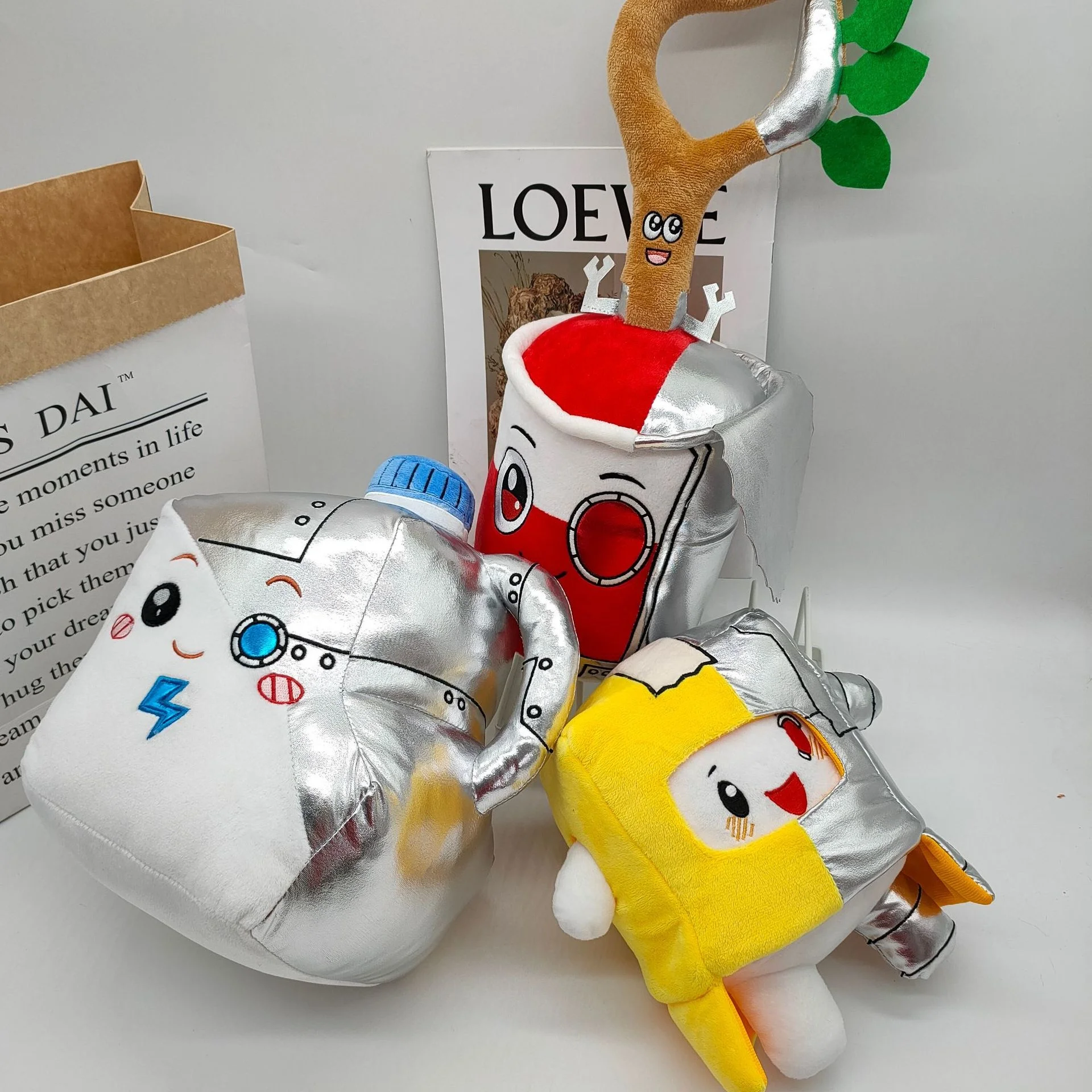 Jouet,Lankybox Cyborg Peluches Lankybox Thicc Requin Cyborg En Peluche ...