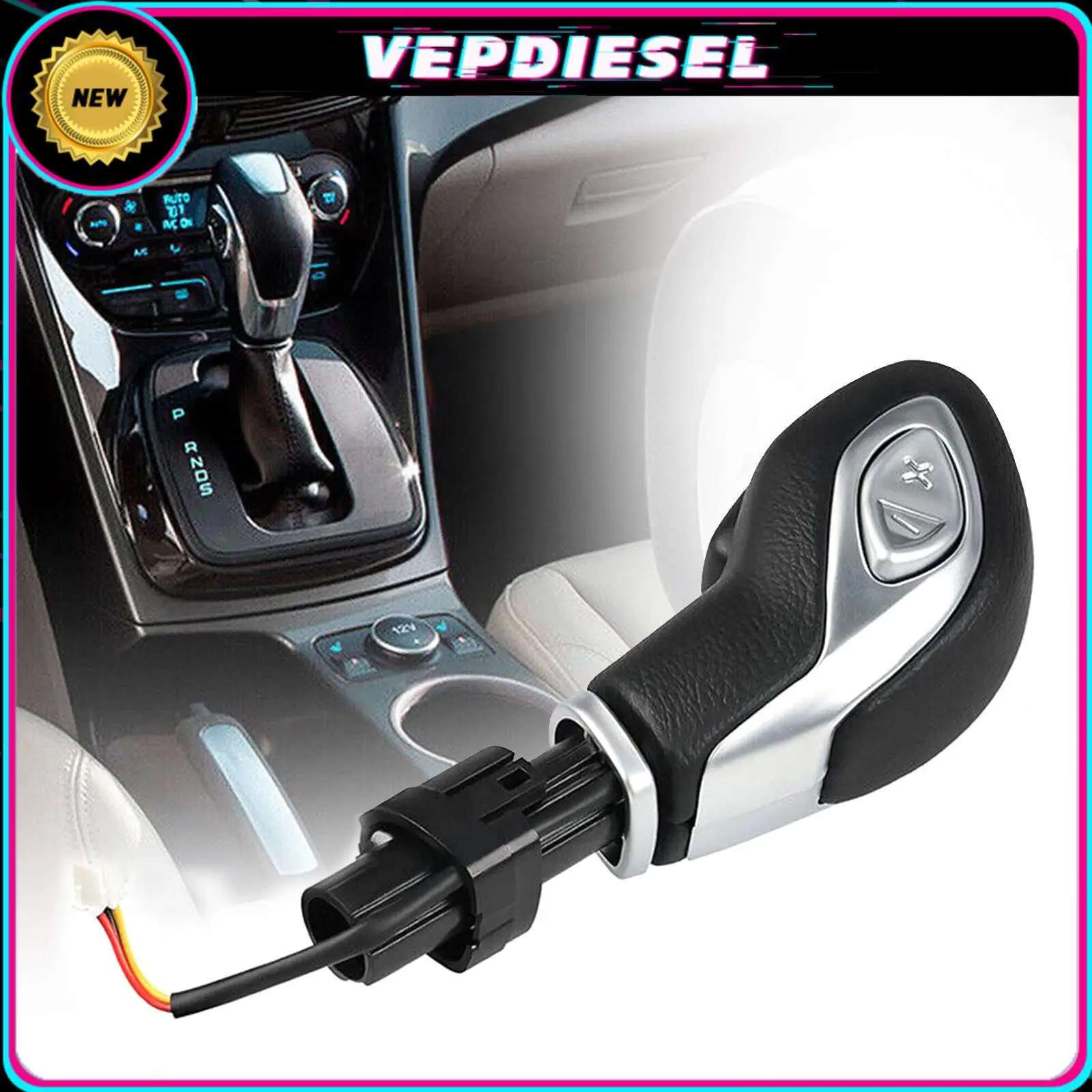 Brand-New-Car-Gear-Shift-Knob-Shifter-Handle-Lever-For-2013-2015-Ford ...