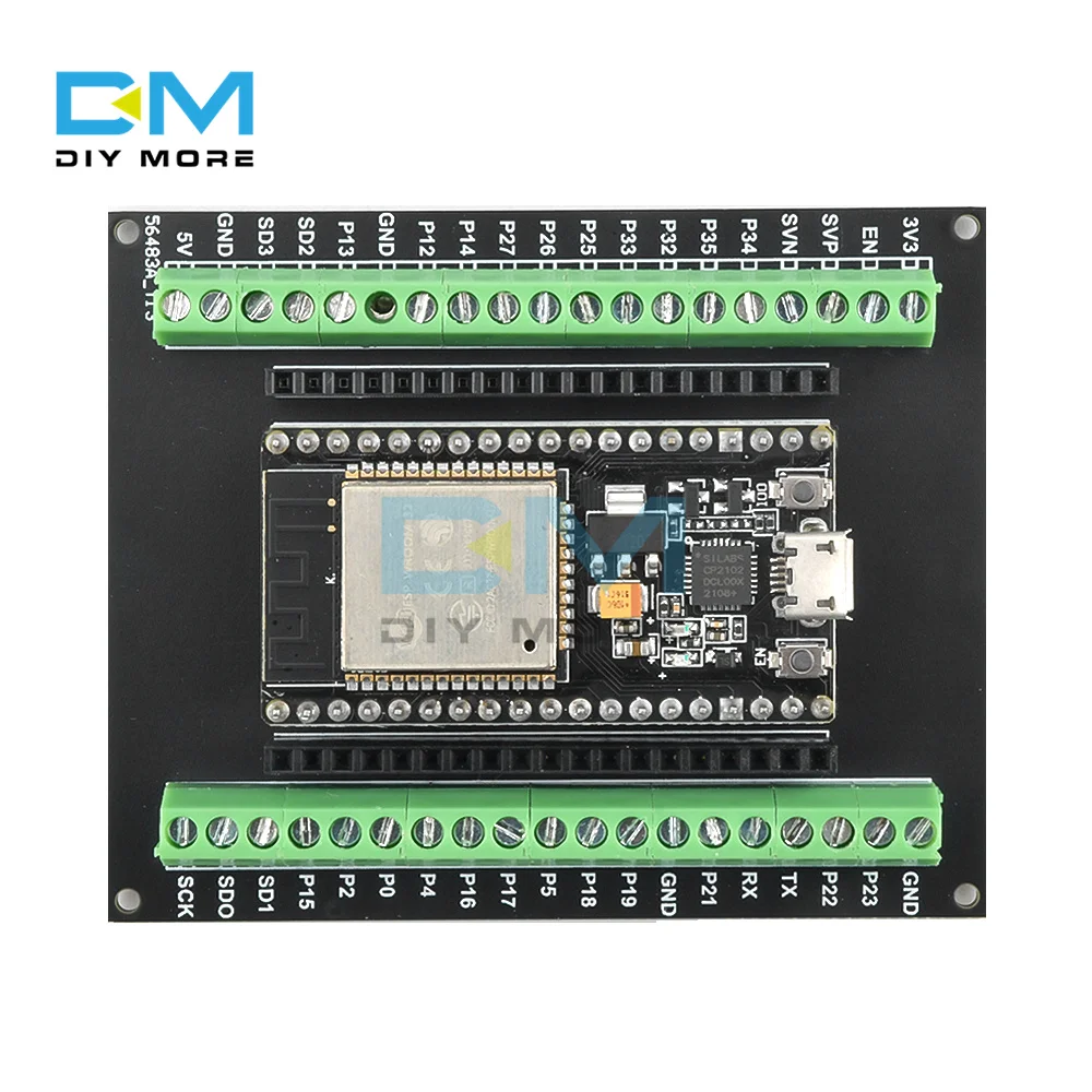 Circuits intégrés,Green ESP32-38Pin--Carte D'extension Pour Esp32 ...