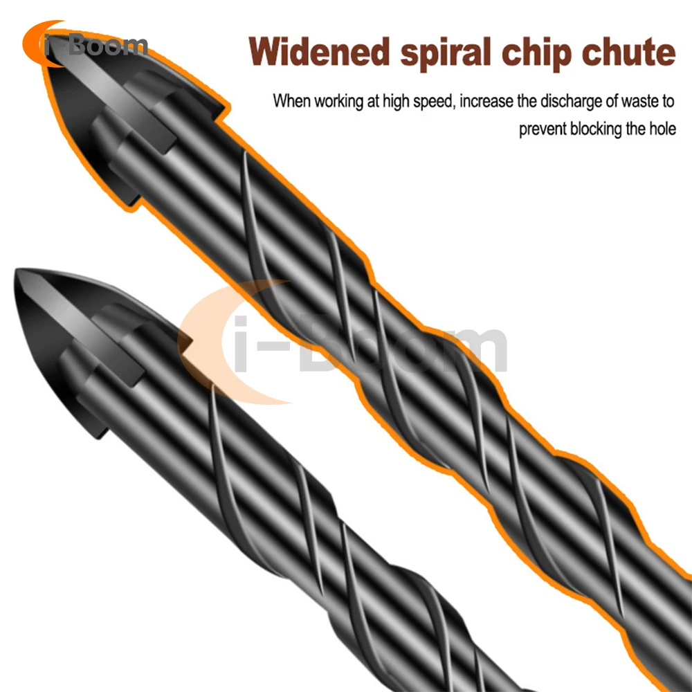 3-4-5-6-8-10-12MM-Hexagonal-Drill-Bits-Four-flute-carbide-drills-for ...