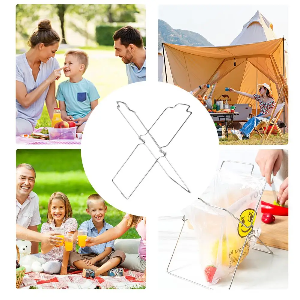 1-Pc-Outdoor-Folding-Trash-Can-Garbage-Bag-Holder-Garbage-Organizer ...