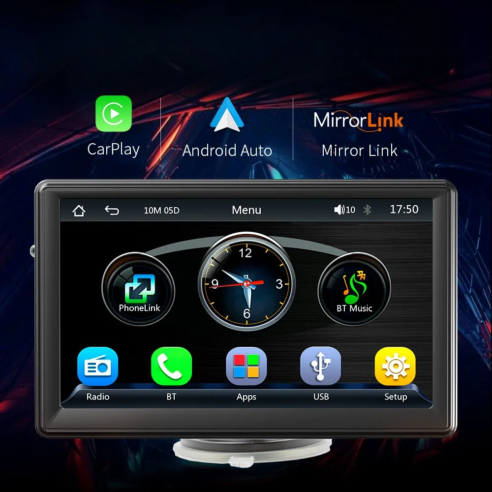 7-Inch-Portable-Wireless-IOS-Android-Auto-Carplay-MP5-Car-Multimedia ...