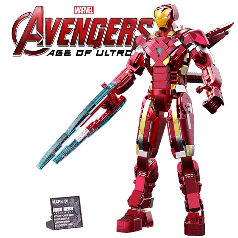 New-MK50-Disney-Marvel-Legends-Avengers-IRONMAN-MARK-50-Figure-Toy-Iron ...