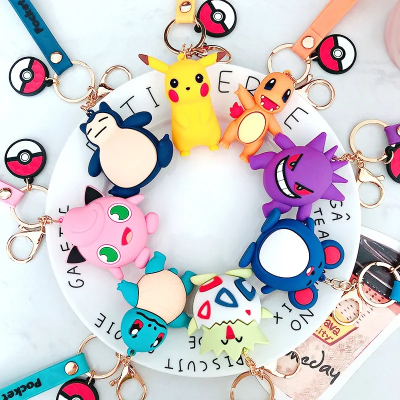 Pokemon-Keychain-Batch-Pendant-Pokemon-Keyring-Cute-Pikachu-Doll-Bag ...
