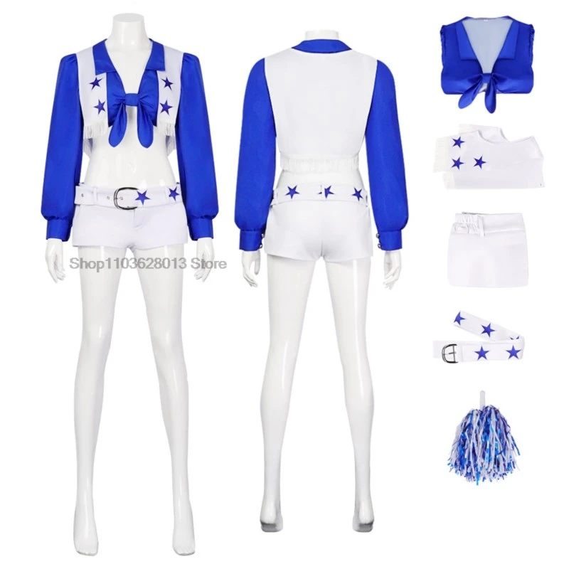 Dallas-Cowboys-Cheerleader-Costume-Women-Adult-Star-Cheerleading-Sports ...