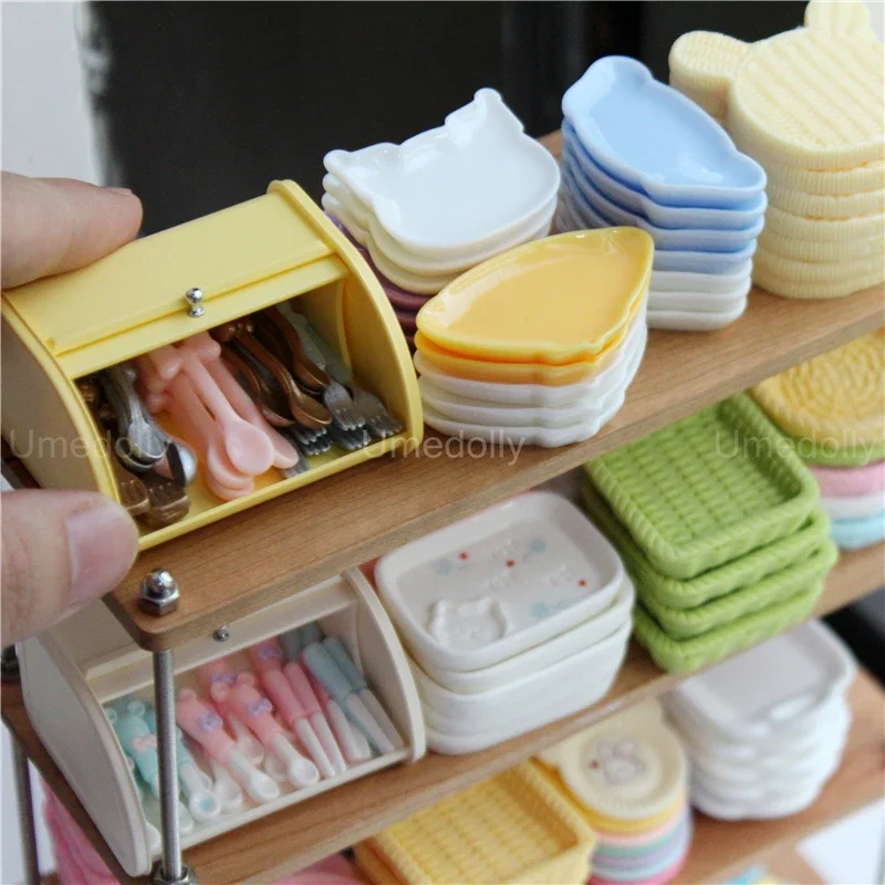 1-6-Scale-Miniature-Dollhouse-Tableware-Play-Kitchen-Food-Mini-Cutlery ...