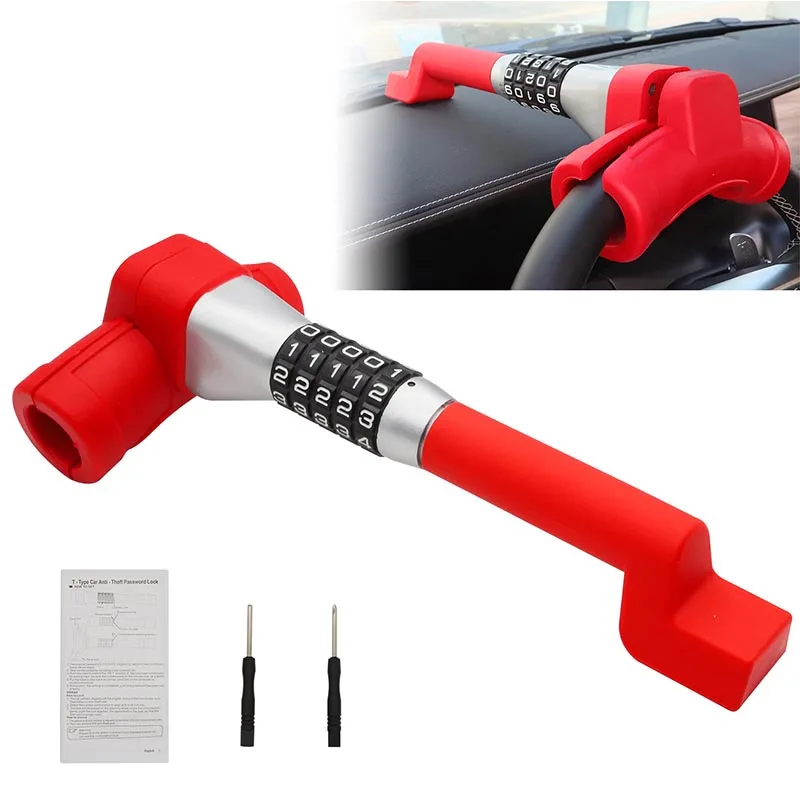 Steering-Wheel-Car-Lock-Anti-Theft-Lock-Security-Device-5-Code ...