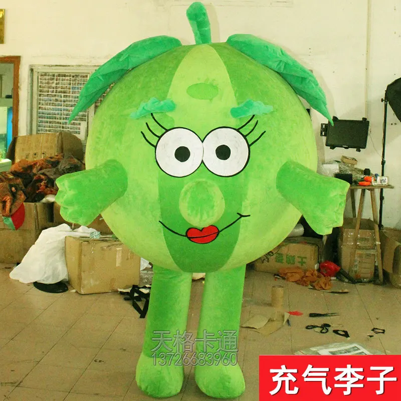 Plush Inflatable Costume Cucumber Fruit Cartoon Doll Clothing People ...